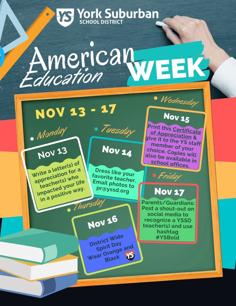 American Education Week 2023 – York Suburban School District