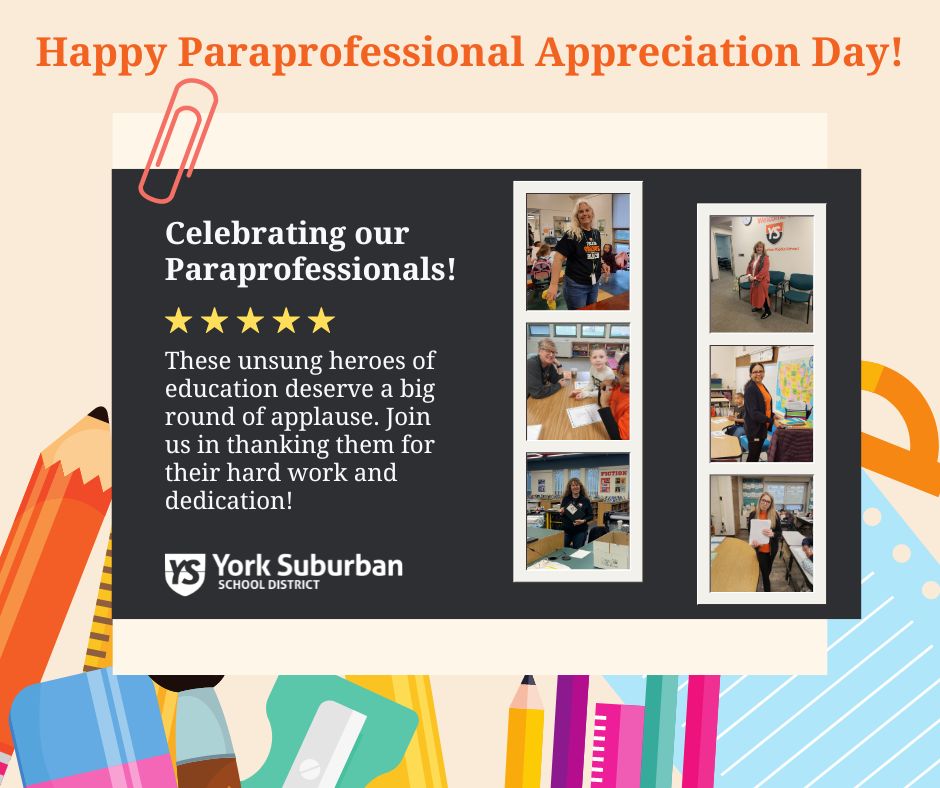 Paraprofessional Appreciation Day – York Suburban School District