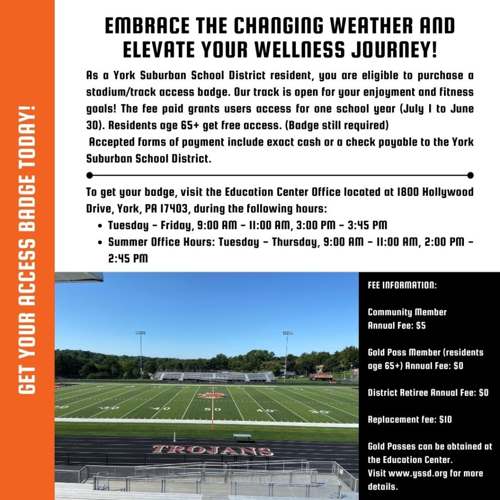 Unlock Spring Fitness: Get Your Stadium/Track Access Badge Today ...